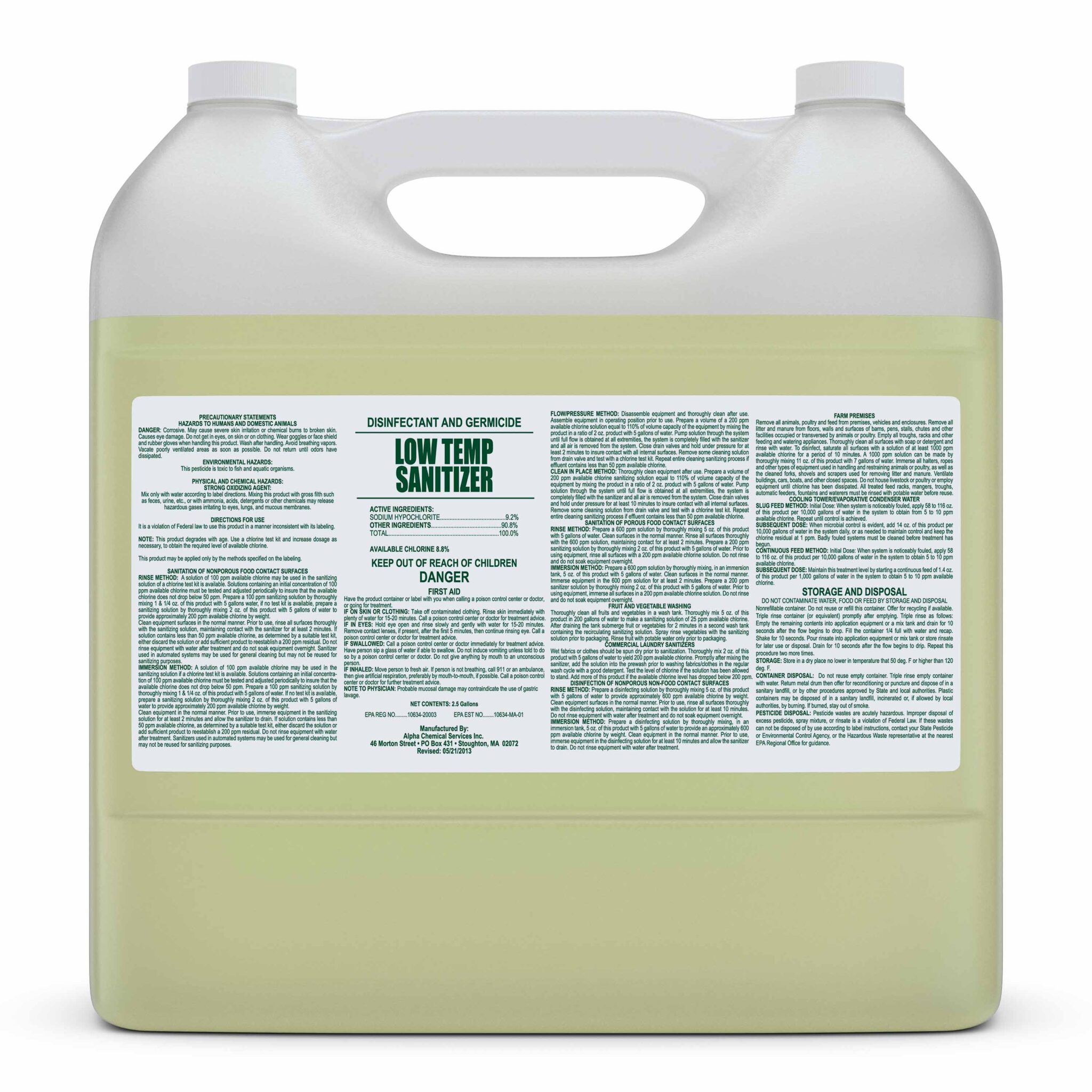 CHLORINATED SANITIZER – Summit Supply