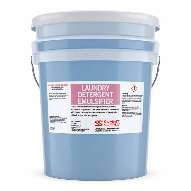 LAUNDRY EMULSIFIER – Summit Supply