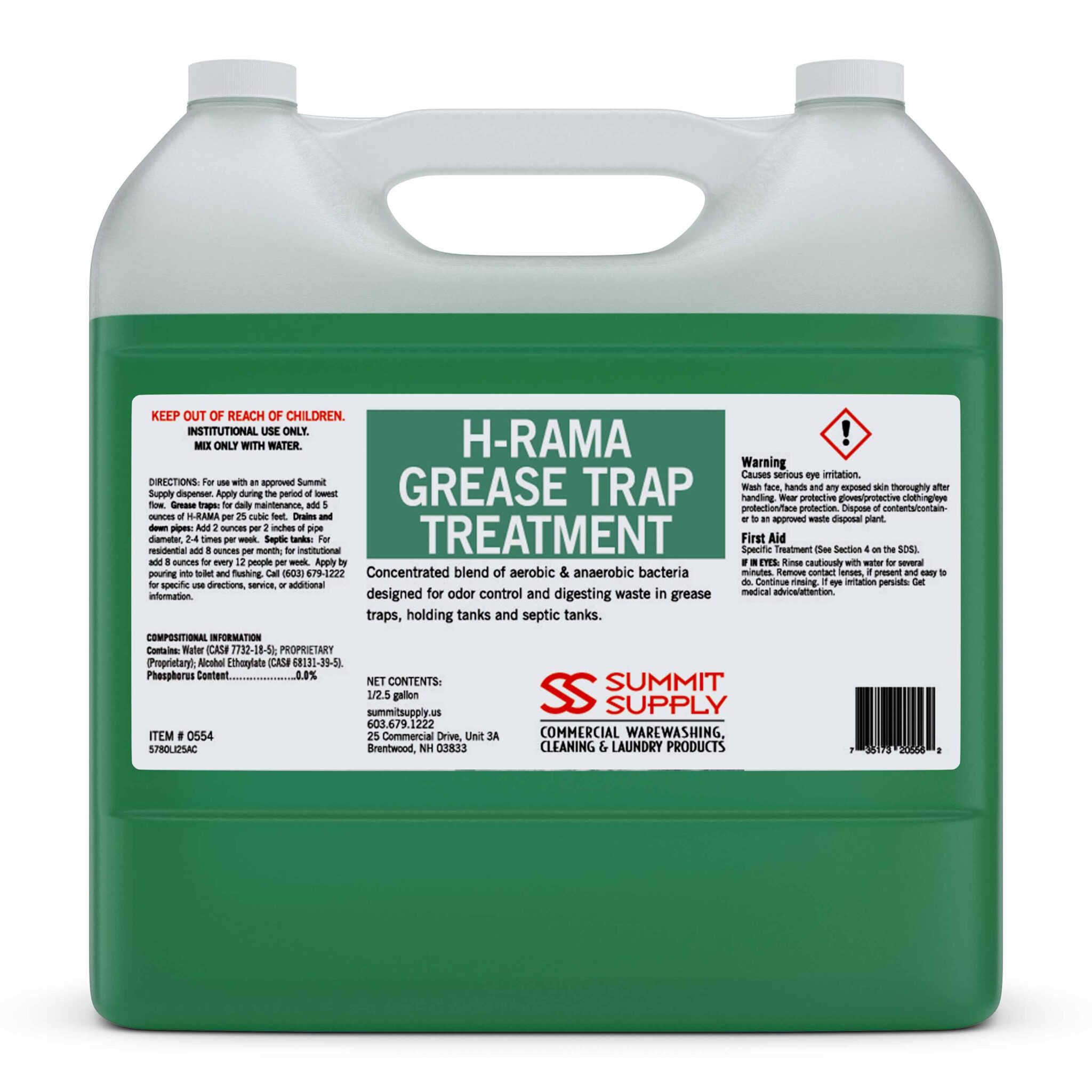 H-RAMA GREASE TRAP DIGESTER – Summit Supply