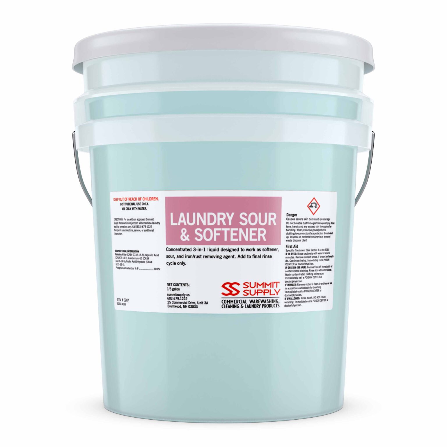 LAUNDRY SOUR-SOFTENER – Summit Supply