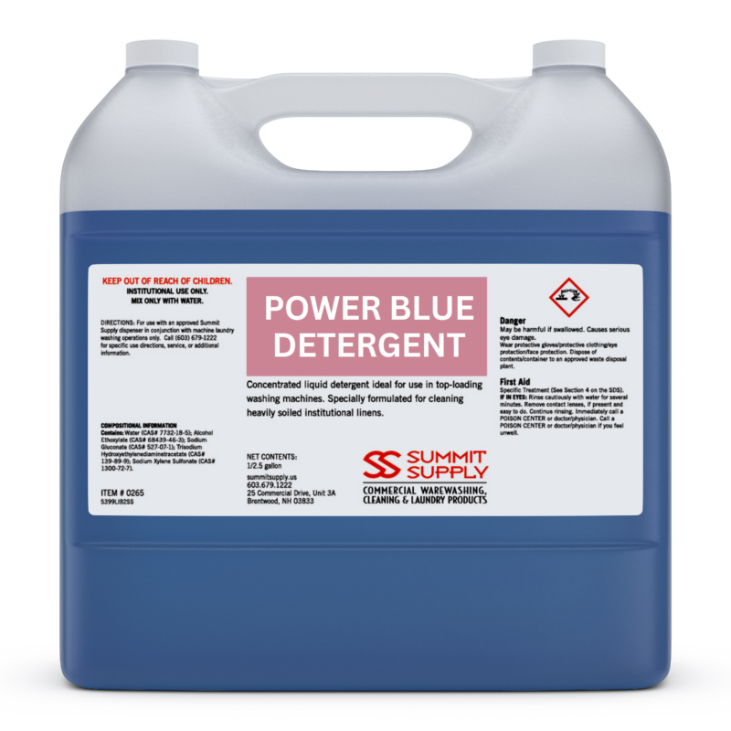 LAUNDRY DETERGENT POWER BLUE – Summit Supply