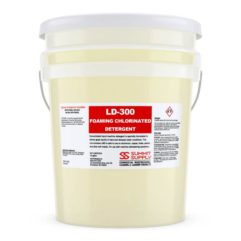 LD-300 CHLORINATED CAUSTIC DETERGENT – Summit Supply
